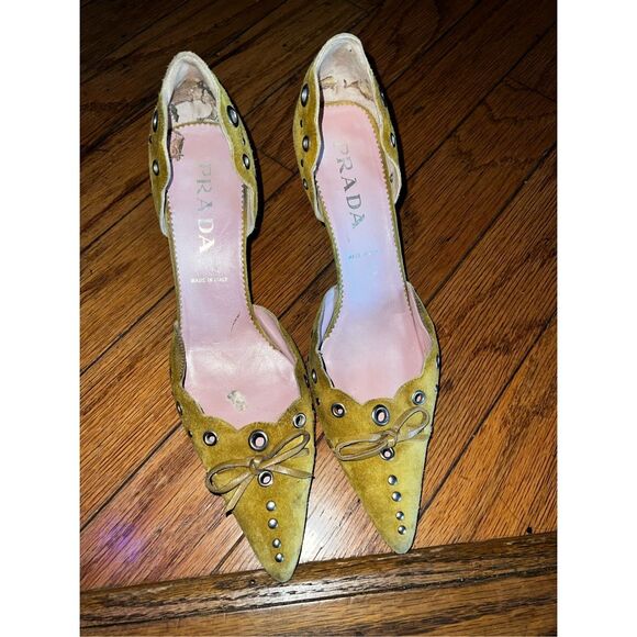 Prada | Shoes | Vintage Prada Heels Size 38 2 | Poshmark